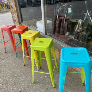 30" High Tropical Themed Bar Stools - Bay Shore, NY - Taylor Rental ...
